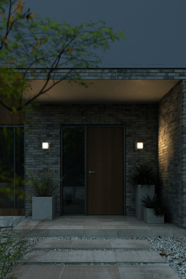 Square Outdoor Wall Lights | Contemporary Exterior Lighting – Prisma ...