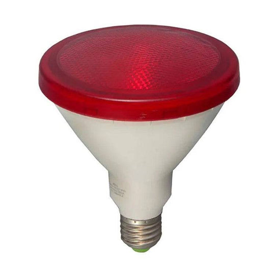 15W LED PAR38 External - ES, Red – Prisma Lighting