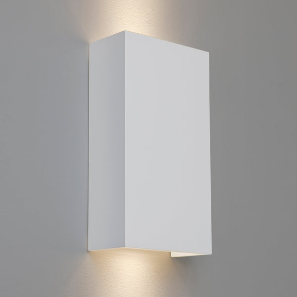 Astro Pella 190 Plaster Wall Light – GU10, Dimmable, Vertical | Prisma ...