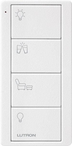 Lutron Pico RF Controller 4 Button Fan Control Arctic White PK2-4B-TAW ...