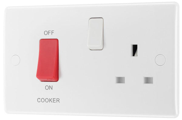 BG 800 Series 45A Double Pole Switch with 13A Socket 871-01 – Prisma ...