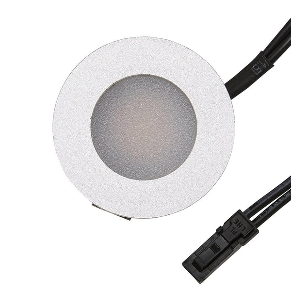 Culina Konect Round Recessed Plinth Light 3000k Alum - 37791 – Prisma ...
