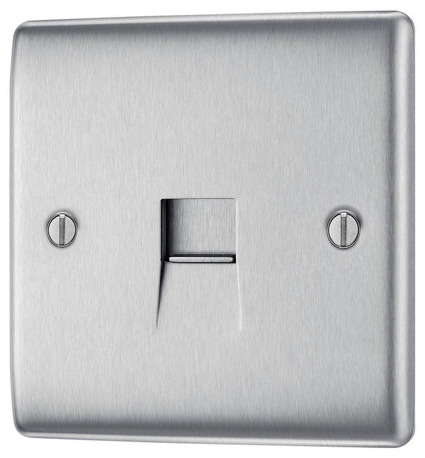 Nexus Metal Single RJ11 Phone Socket - Elegant in Multiple Finishes ...