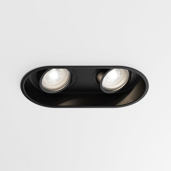 Astro Minima Round Twin Adjustable Downlight – Matt Black or White 2× ...