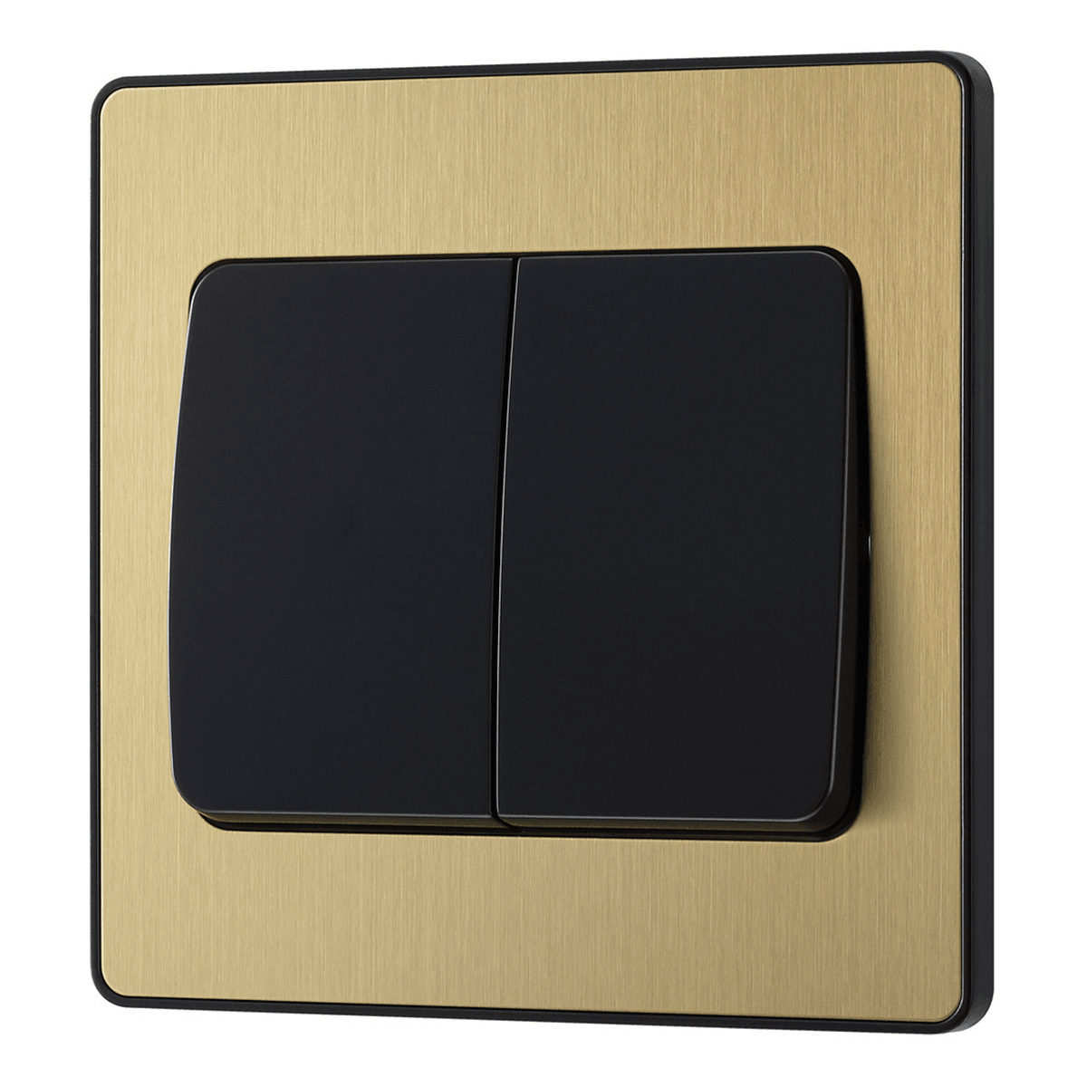 Evolve Double Light Switch 20a 16AX 2 Way, Wide Rocker