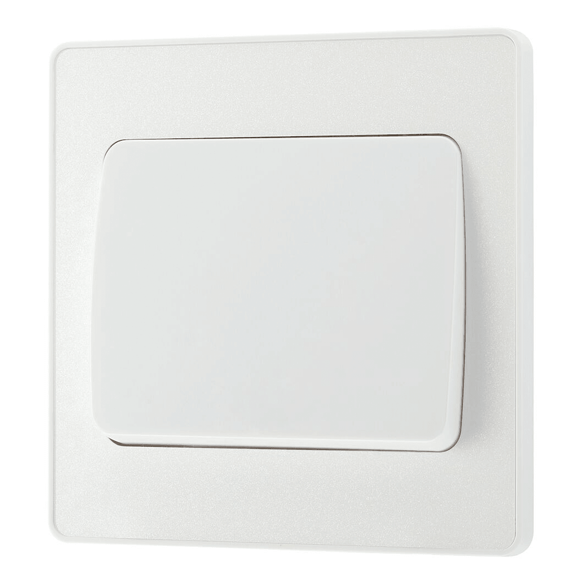 BG Evolve Pearlescent White Single Light Switch 20a 2W PCDCL12WW-01 ...
