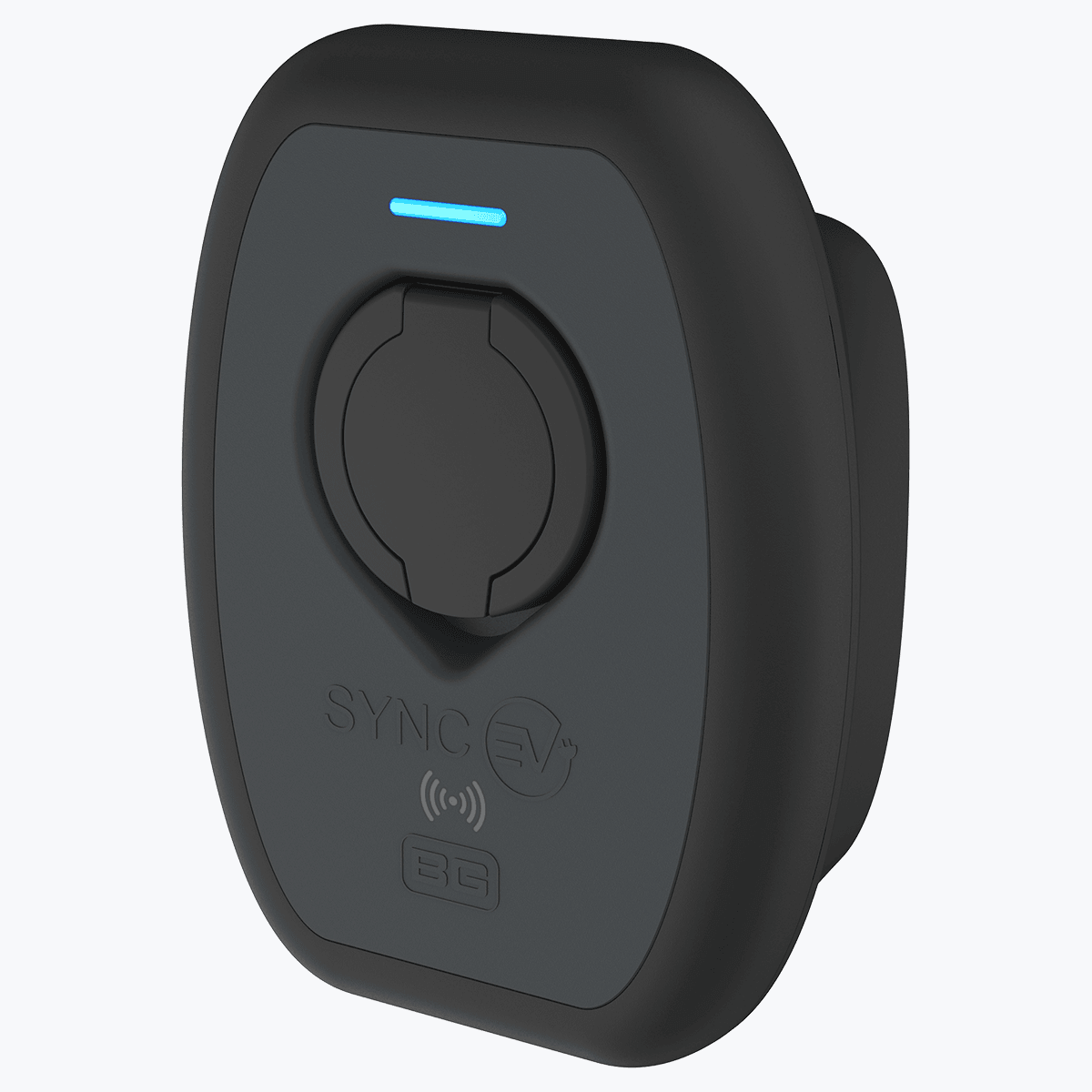 BG SyncEV EVS7GGR-01 socketed 7.4kW wall charger with WiFi, 4G, RFID ...